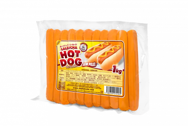 SALSICHA HOT DOG S/PELE 1kg – Açougue Takara Online